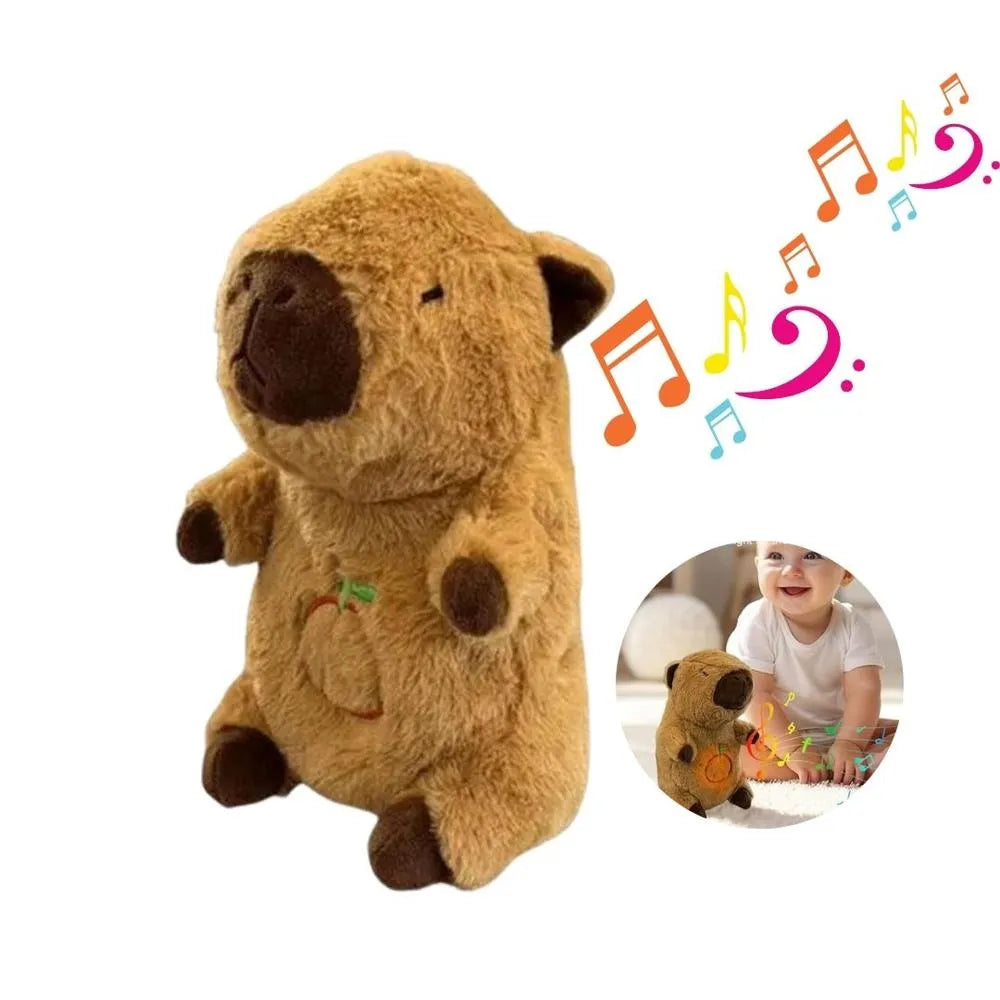 Capibara Musical Marrón que Respira | Peluche Relajante – RAV Toys ...
